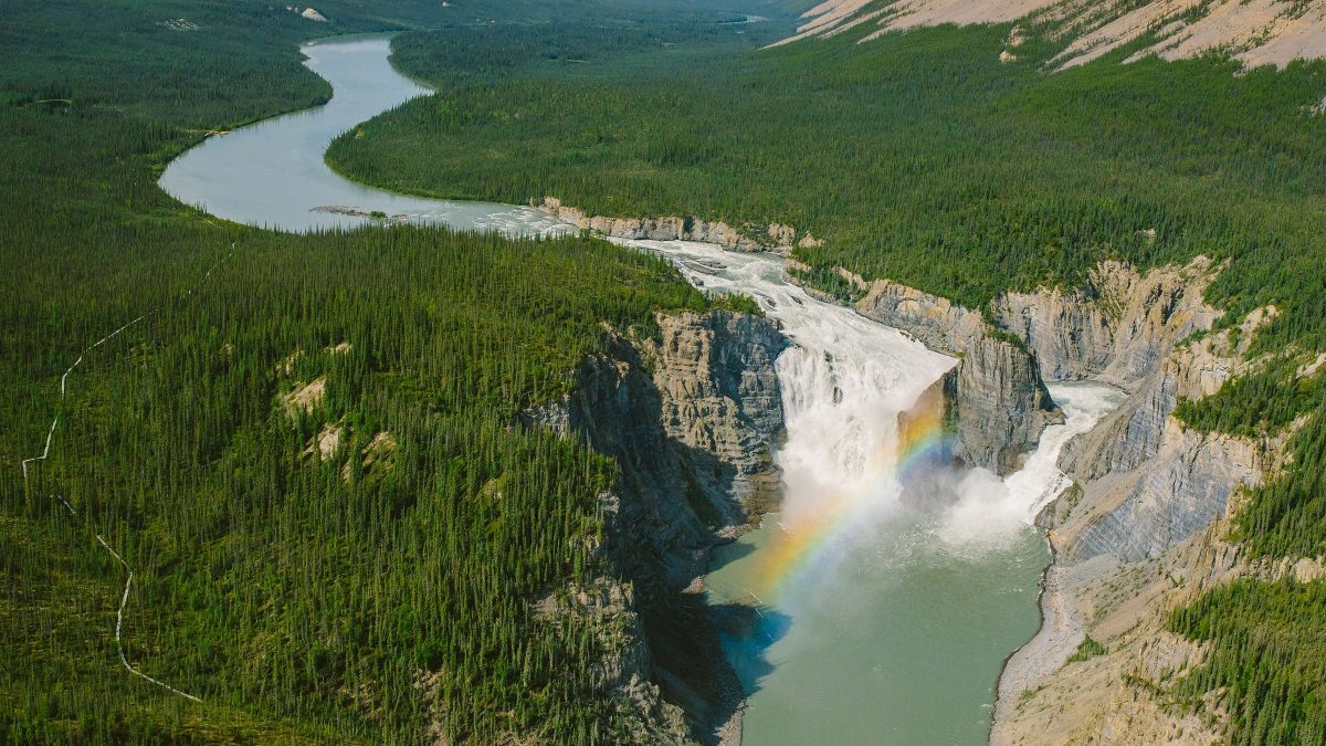Spectacular Nahanni River in Nahanni National Park Reserve